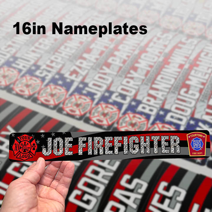 16" Locker Name Plates – FD Customs
