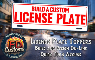 FD Customs: Locker Name Plates for Fire Departments