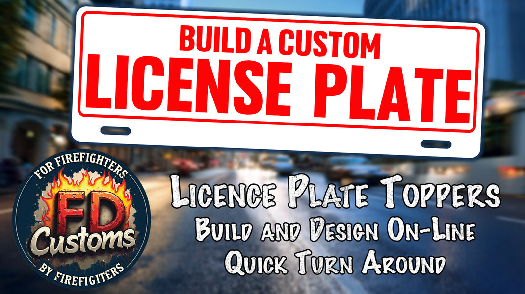 FD Customs: Locker Name Plates for Fire Departments