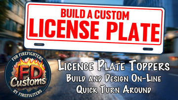 FD Customs: Locker Name Plates for Fire Departments