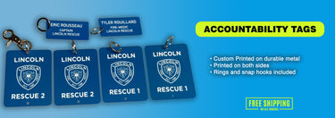 FD Customs: Locker Name Plates for Fire Departments