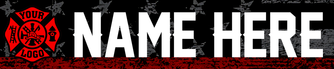 FD Customs: Locker Name Plates for Fire Departments